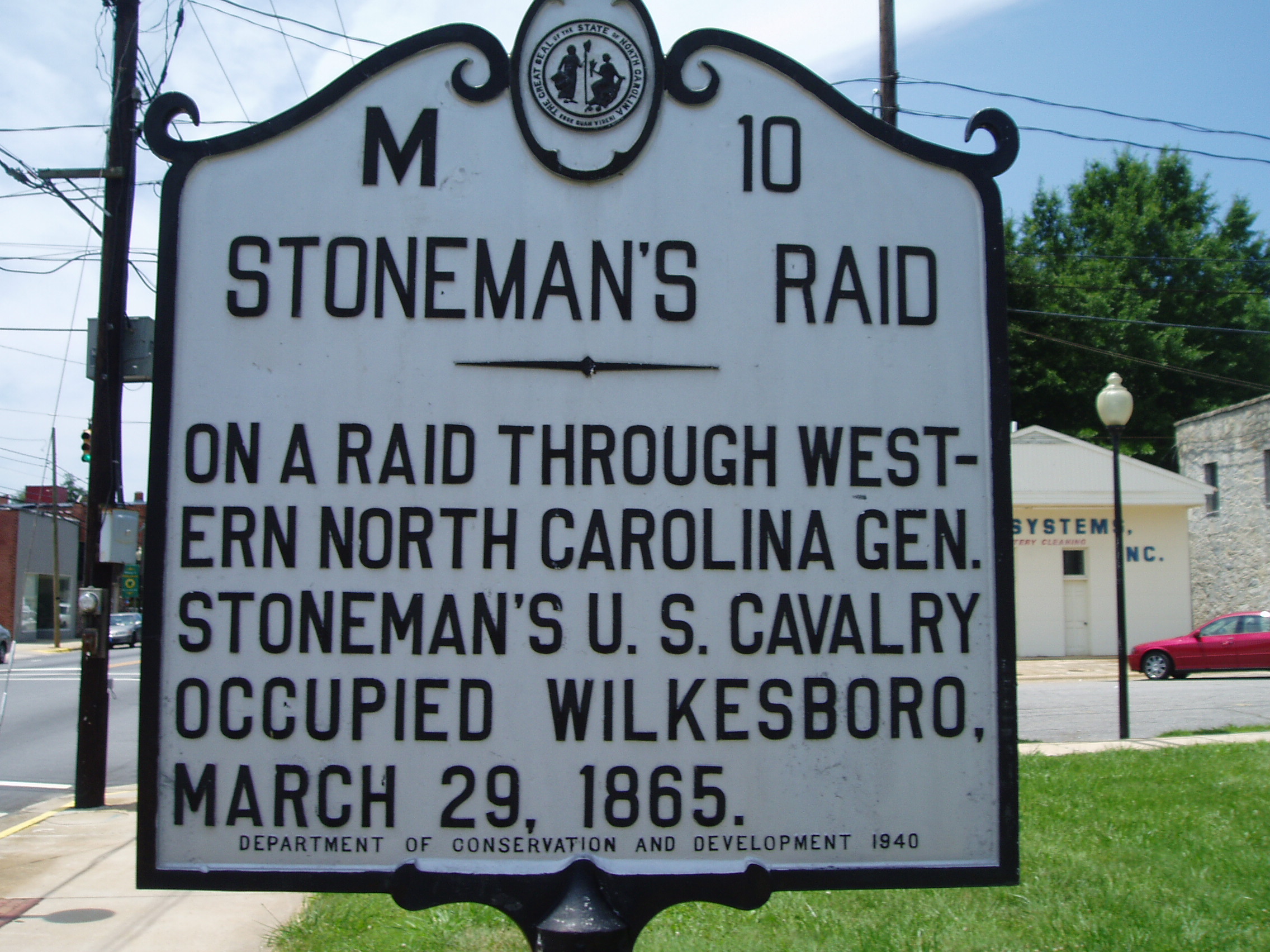 Stoneman's Raid (M-10) | NC DNCR