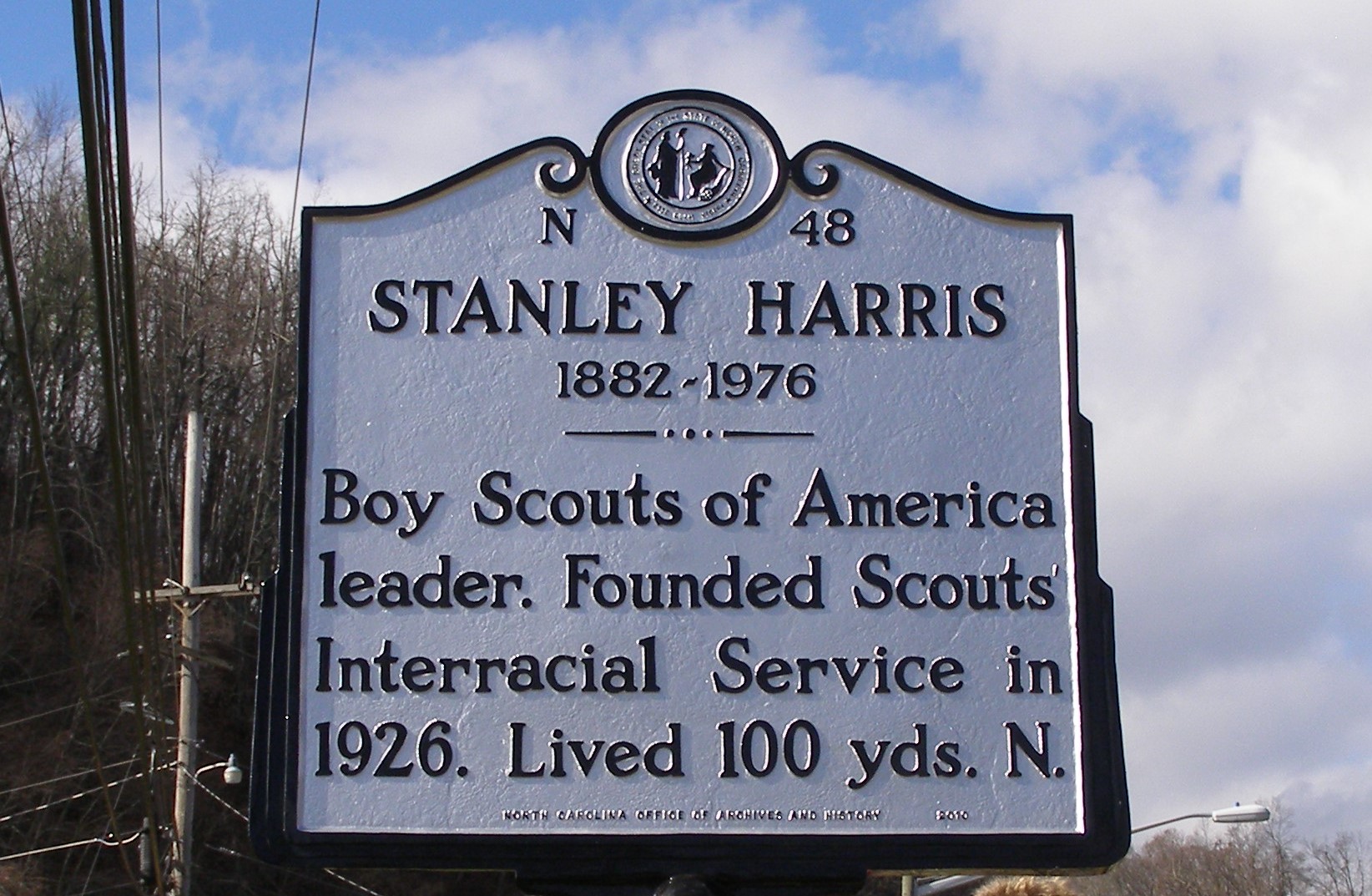Stanley Harris 1882-1976 (N-48) | NC DNCR