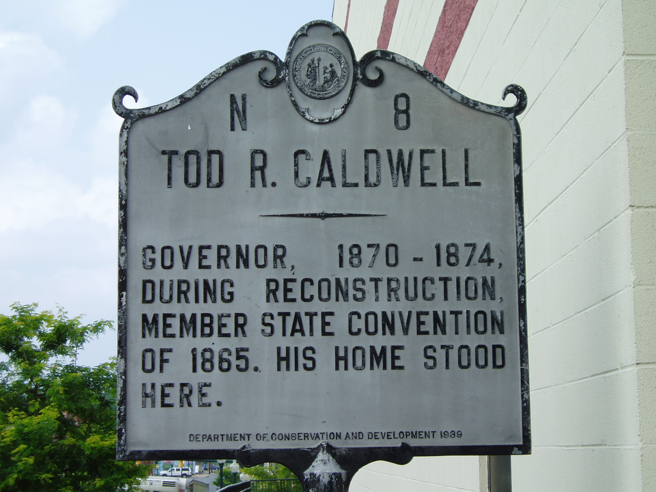 Tod R. Caldwell (N-8) | NC DNCR