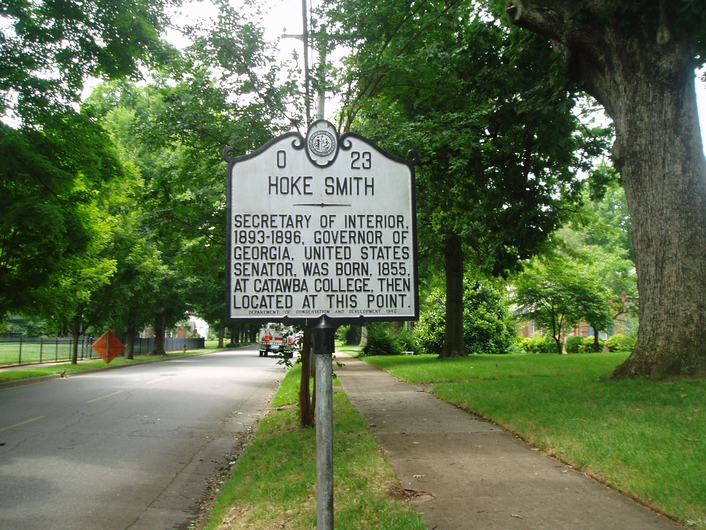 Hoke Smith (O-23) | NC DNCR