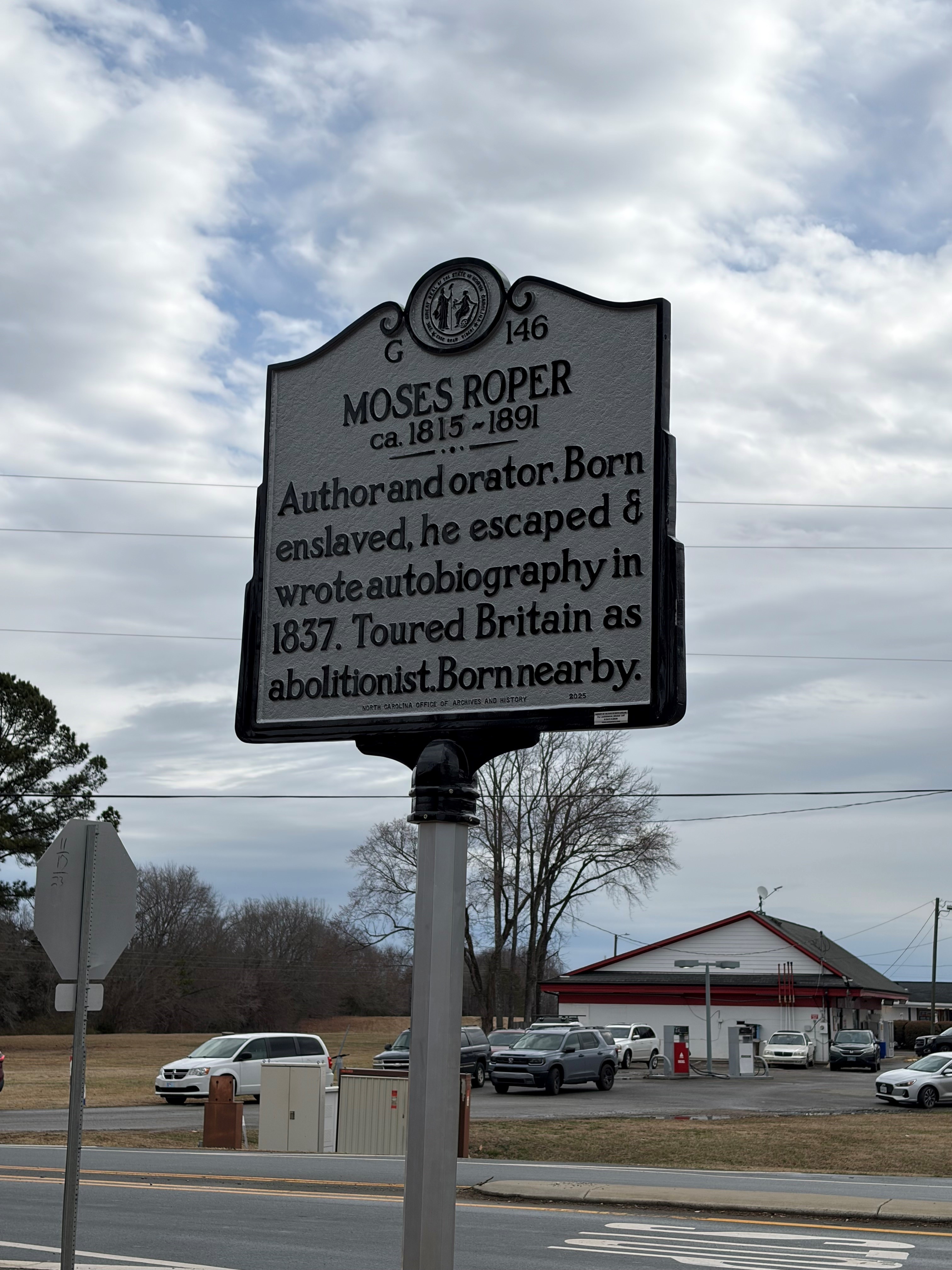 Moses Roper (G-146) | NC DNCR