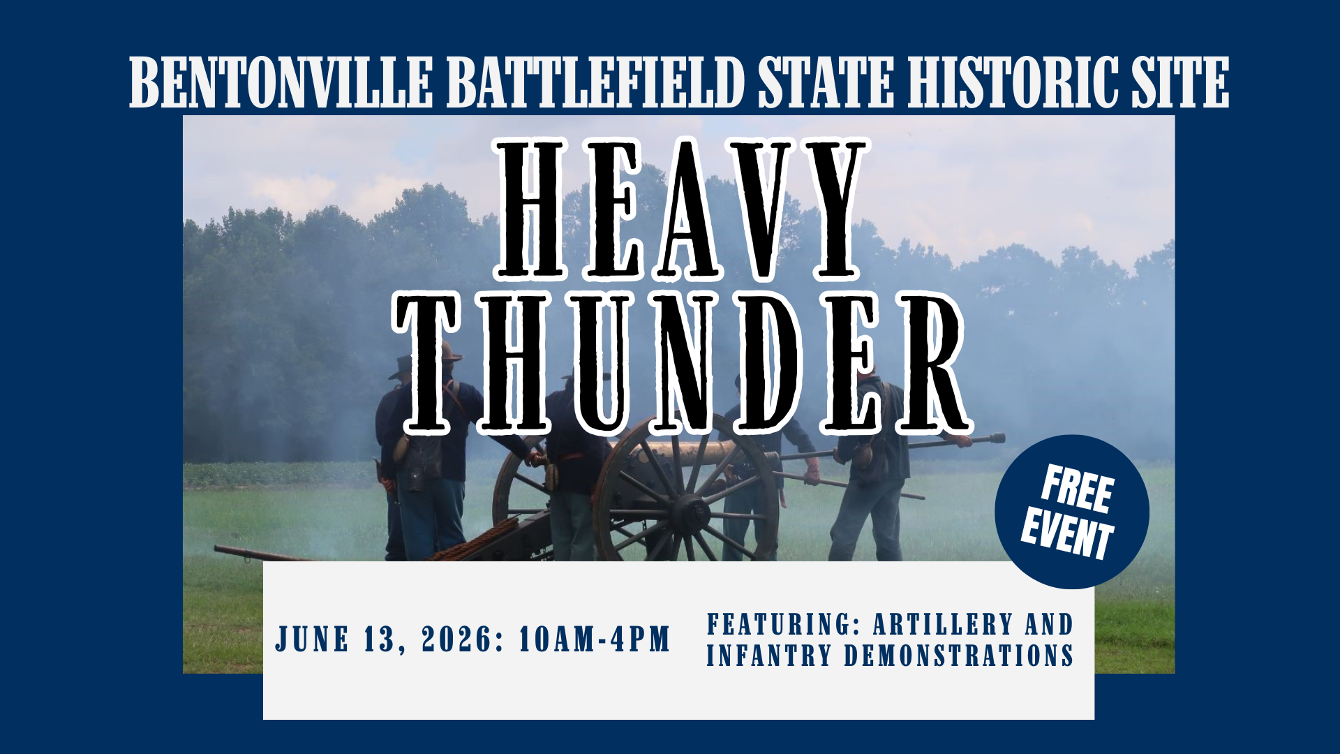 Bentonville’s Free ‘Heavy Thunder’ Event to Feature Cannon and Musket ...