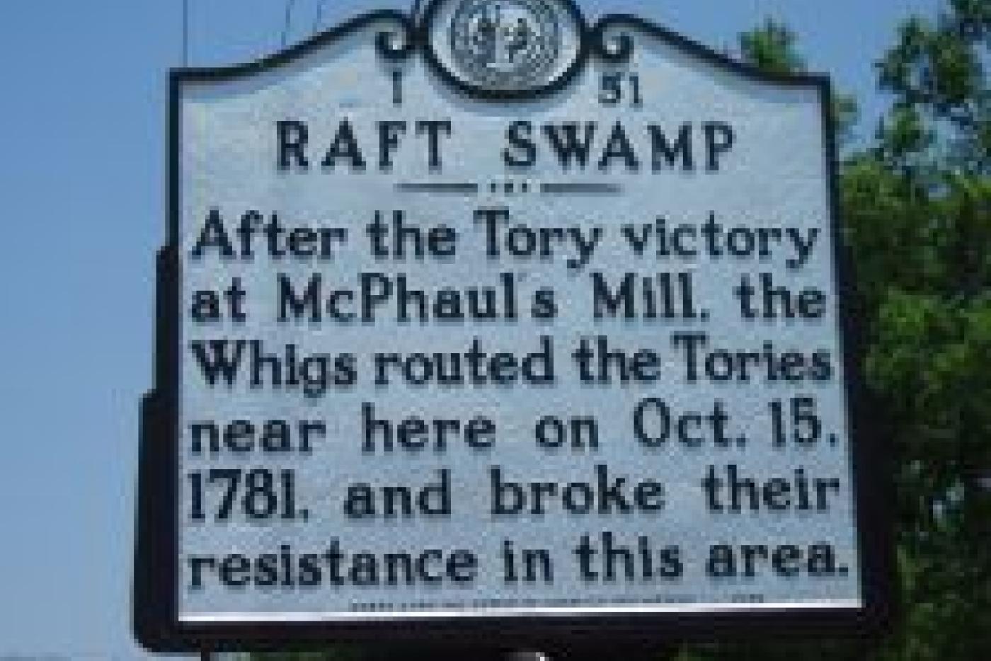 Raft Swamp (I-51) | NC DNCR