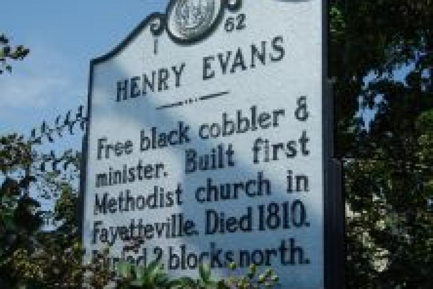 Henry Evans (I-62) | NC DNCR