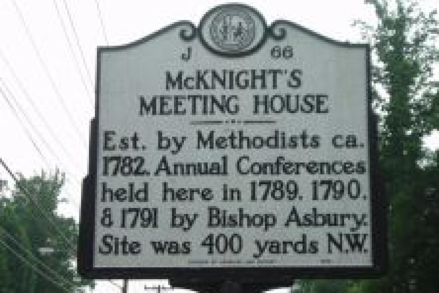 McKnight's Meeting House (J-66) | NC DNCR