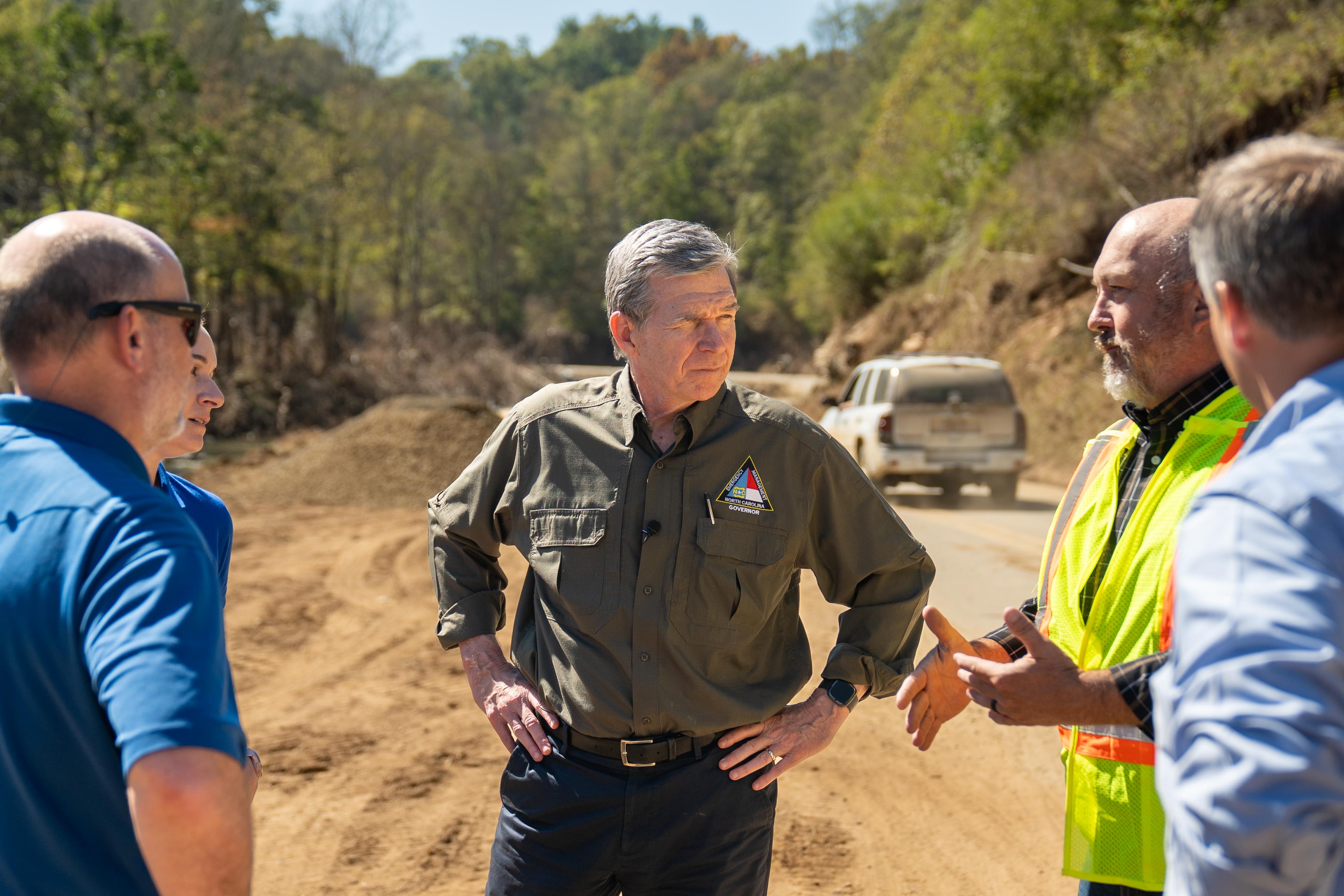 Governor Cooper, FEMA Administrator Criswell, Federal Highway ...