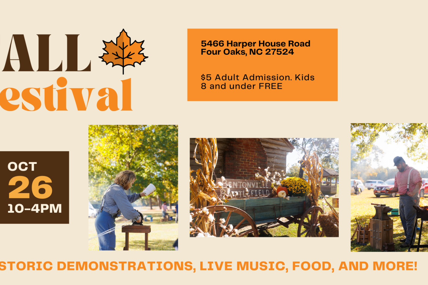 Bentonville's Fall Festival | NC Historic Sites