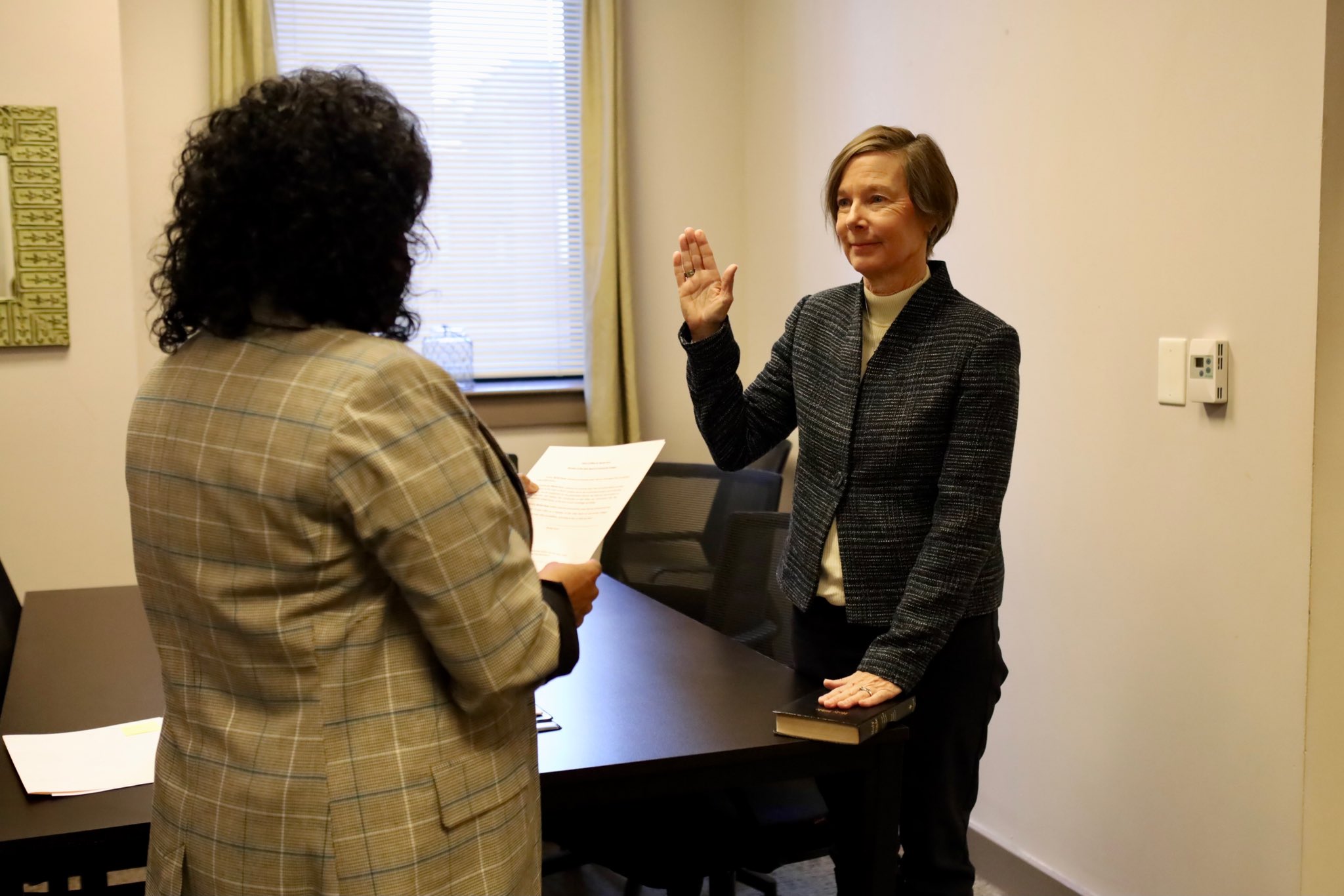 Lieutenant Governor Rachel Hunt Sworn In to North Carolina Community ...