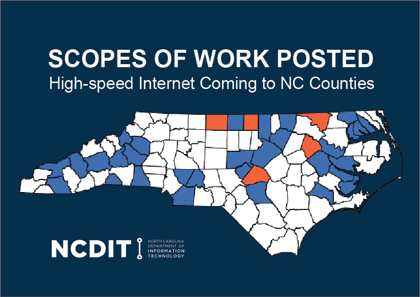 Five More NC Counties to Receive Expanded High-Speed Internet Access ...