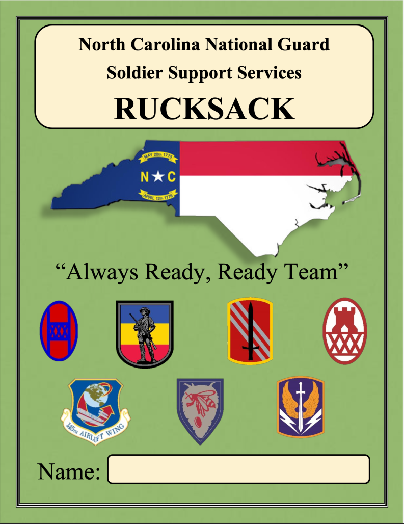 North Carolina National Guard Soldier Support Services Rucksack | NCNG