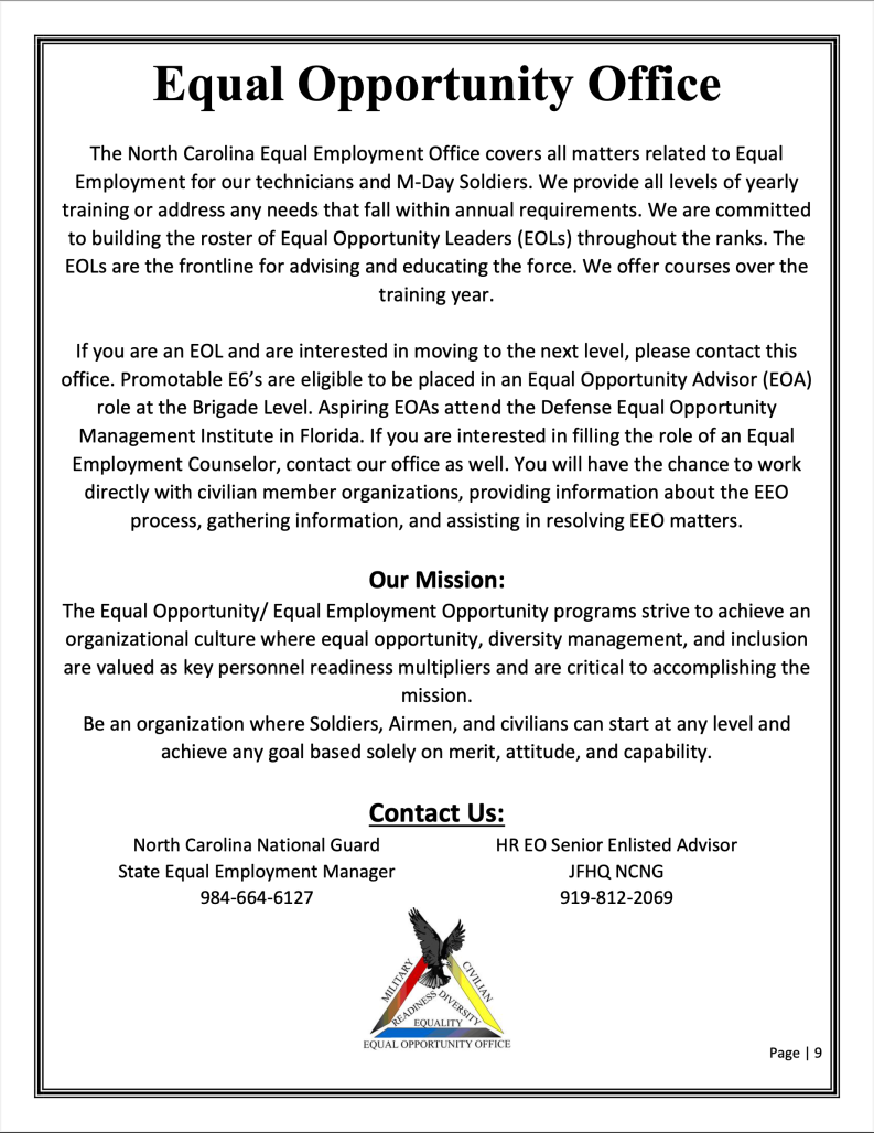 North Carolina National Guard Soldier Support Services Rucksack | NCNG
