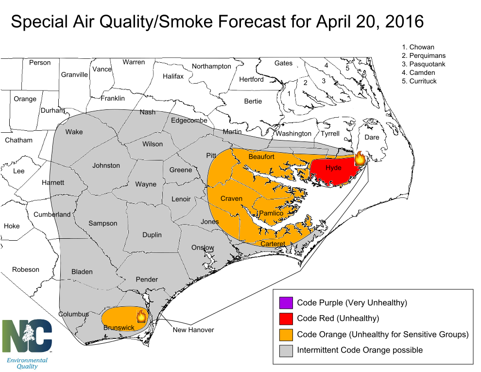 Air Quality Maps | NC DEQ