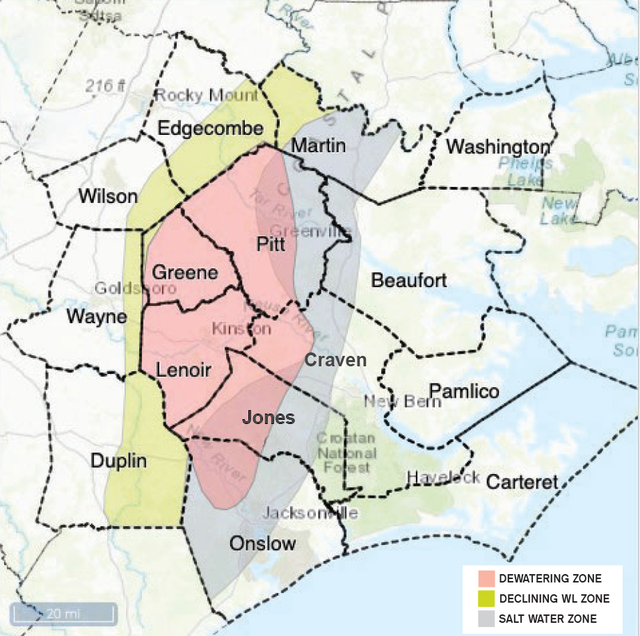 Central Coastal Plain Capacity Use Area (CCPCUA) Water Withdrawal ...