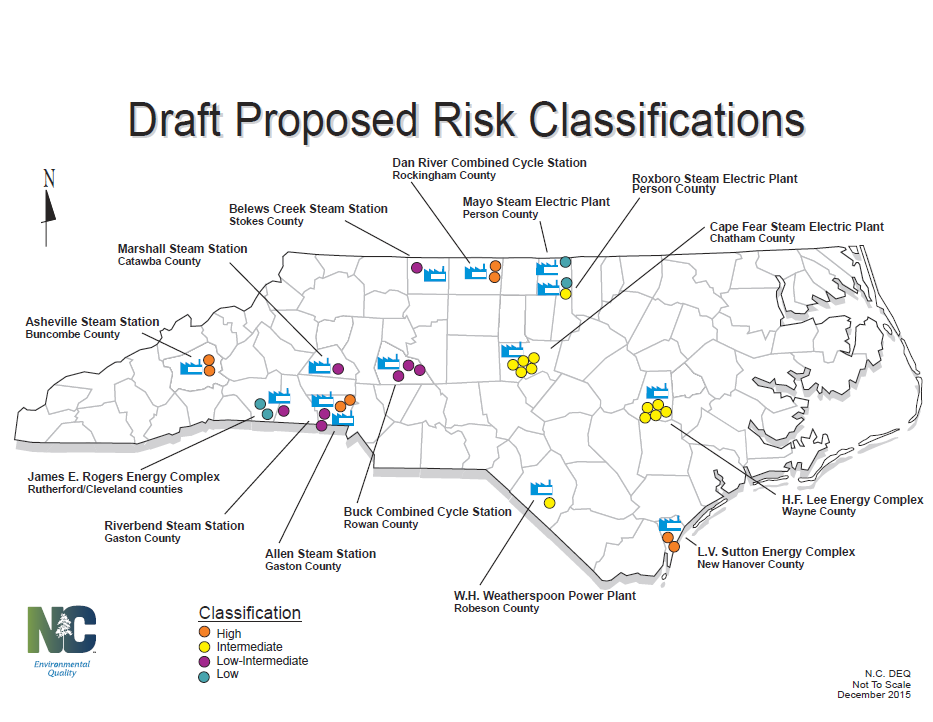 Proposed Impoundment Classifications | NC DEQ