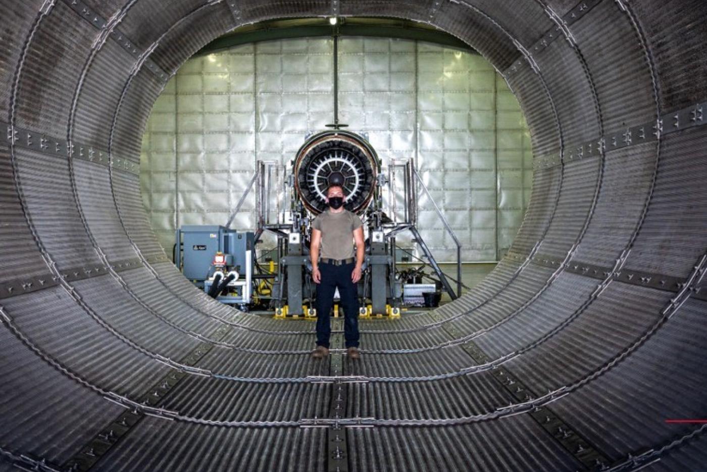 Standing Inside The Engine Test Cell | Our NC Military