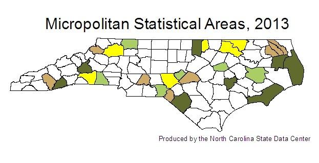 2013 Core Based Statistical Area Maps | NC OSBM