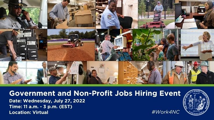 Government and Non-Profit Jobs Hiring Event | NC Office of Human Resources