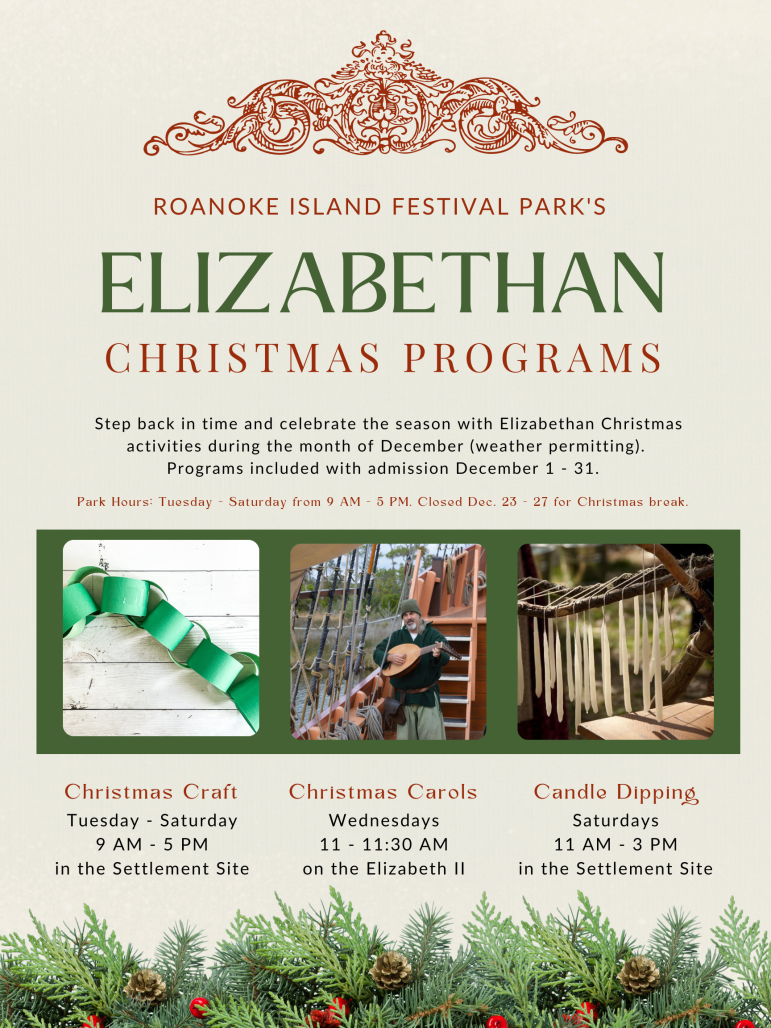 Elizabethan Christmas Programs | Roanoke Island
