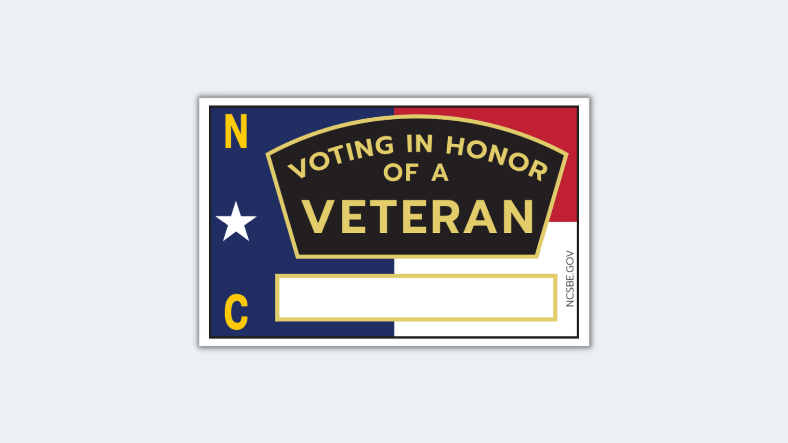 Vote in Honor of a Veteran | NCSBE