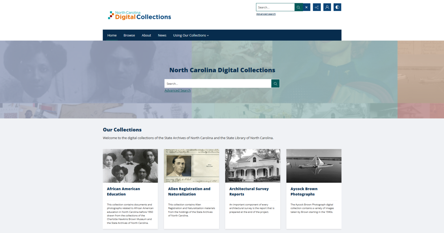 Updates to the North Carolina Digital Collections | SLNC