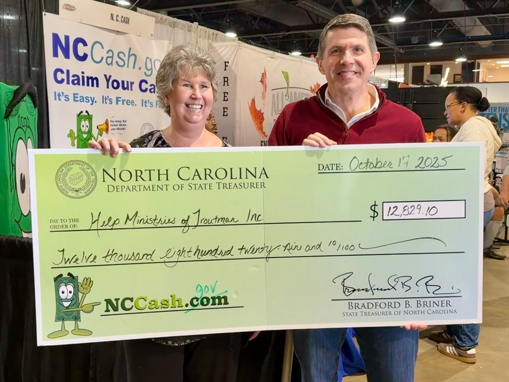 Treasurer Briner Returns Missing Money to Iredell County Nonprofit Food ...